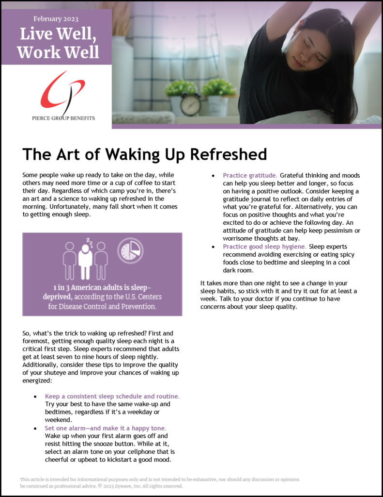 The Art of Waking Up Refreshed, The Importance of Anxiety Screening ...