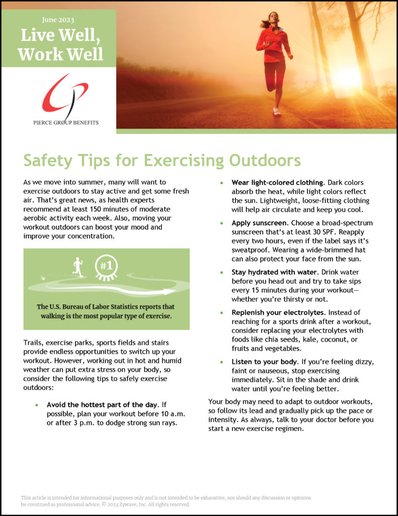 Safety Tips for Exercising Outdoors, How Nutrition Impacts the Brain ...